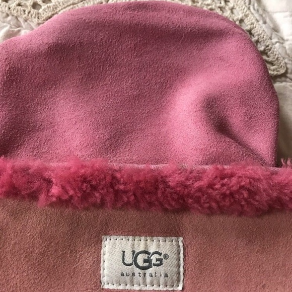 UGG | Bags | Ugg Australia Suede Leather Shearling Sherpa Sheep | Poshmark